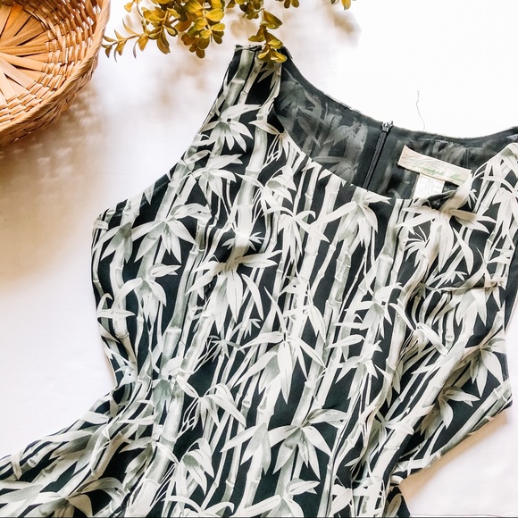 Pineapple Moon | Dresses | Pineapple Moon Vintage Black Bamboo Midi ...